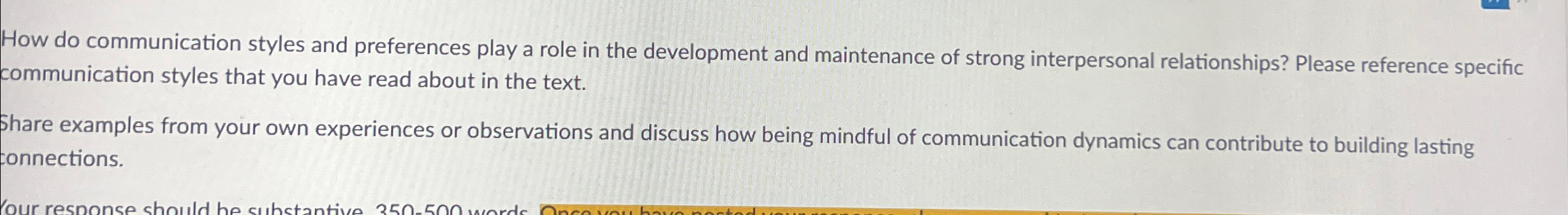 Solved How do communication styles and preferences play a | Chegg.com