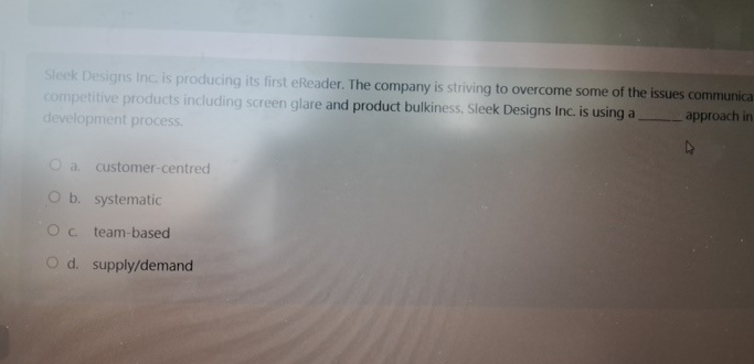 Solved QRk pans ince is producing its first eReader. The | Chegg.com