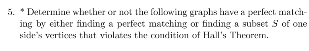 Solved Determine whether or not the following graphs have a | Chegg.com