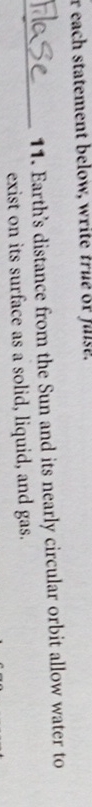 Solved code class="asciimath">q, 11. ﻿Earth's distance from | Chegg.com