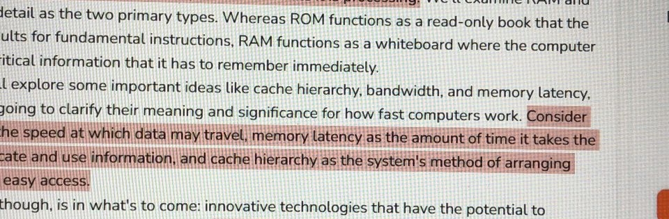 Solved detail as the two primary types. Whereas ROM | Chegg.com
