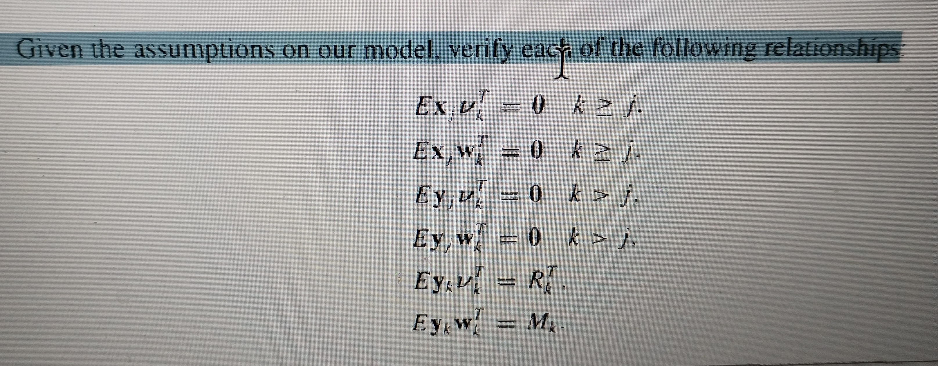 Solved State Space Modeling Equestions Will Be Used (Kalman | Chegg.com