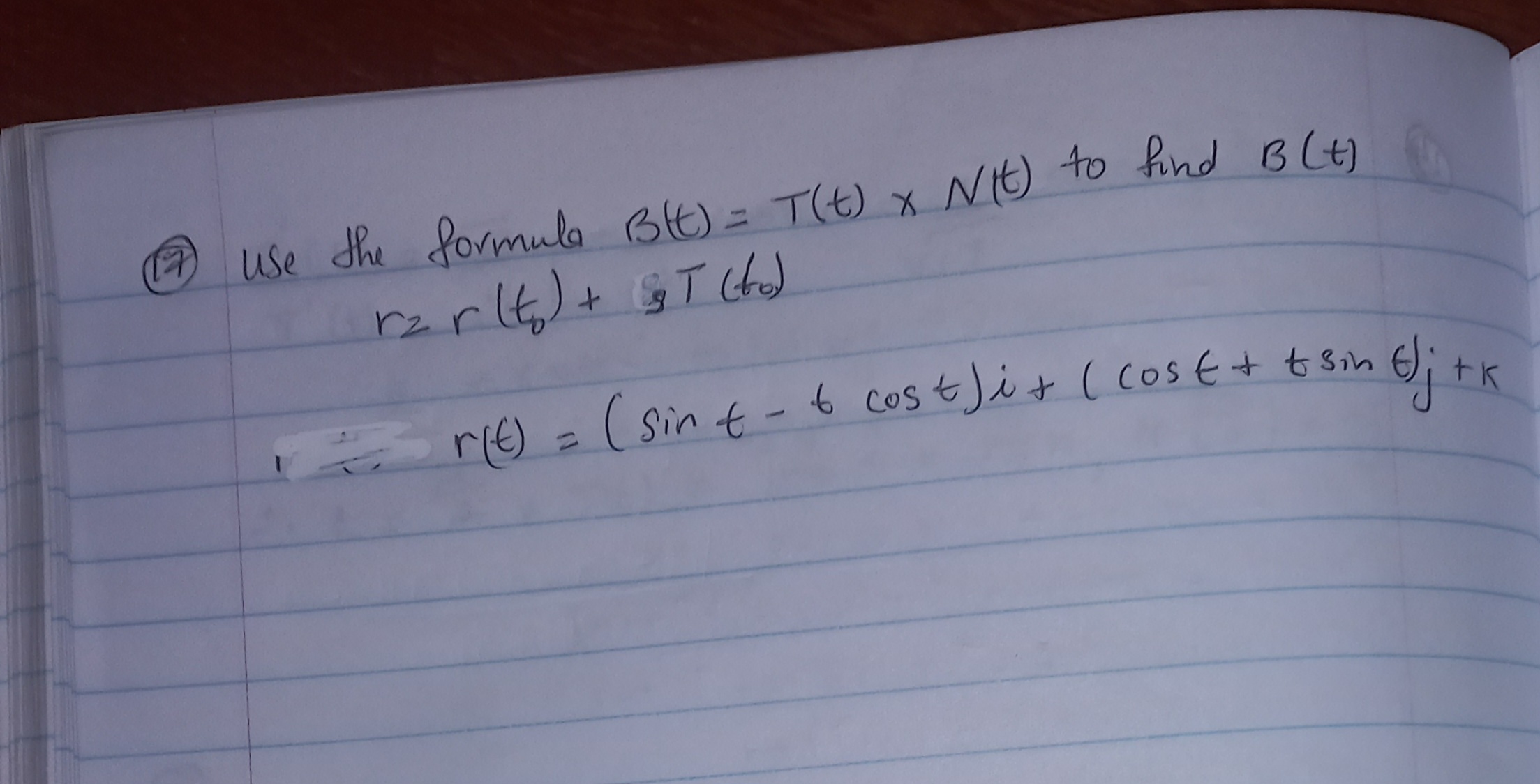 Solved (77) ﻿Use the formula B(t)=T(t)×N(t) ﻿to find | Chegg.com