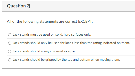 Solved Question 3| ﻿All of the following statements are | Chegg.com