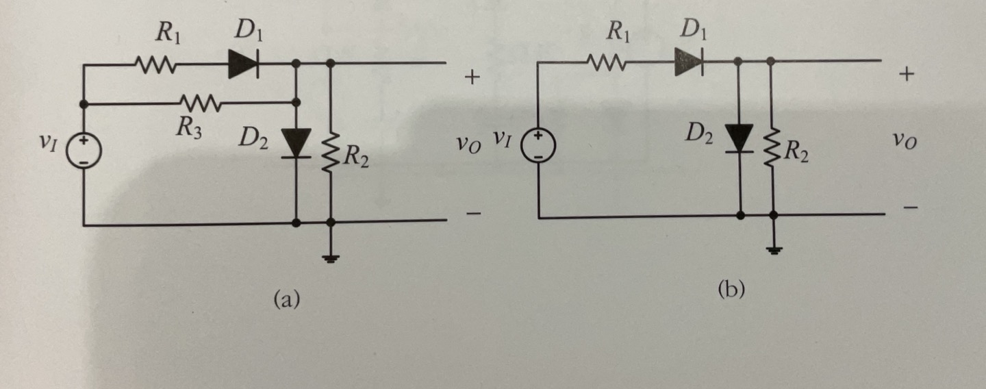 Solved Using the ideal diode model, find the output voltage | Chegg.com