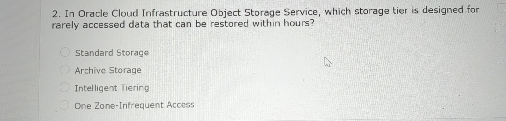Solved In Oracle Cloud Infrastructure Object Storage