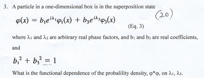 Solved A particle in a one-dimensional box is in the | Chegg.com