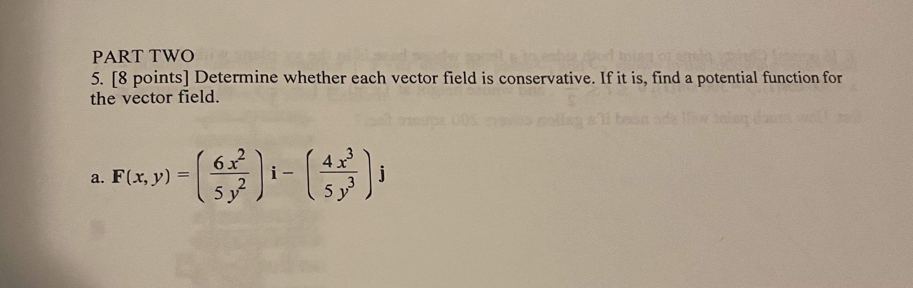 Solved PART TWO[8 ﻿points] ﻿Determine whether each vector | Chegg.com