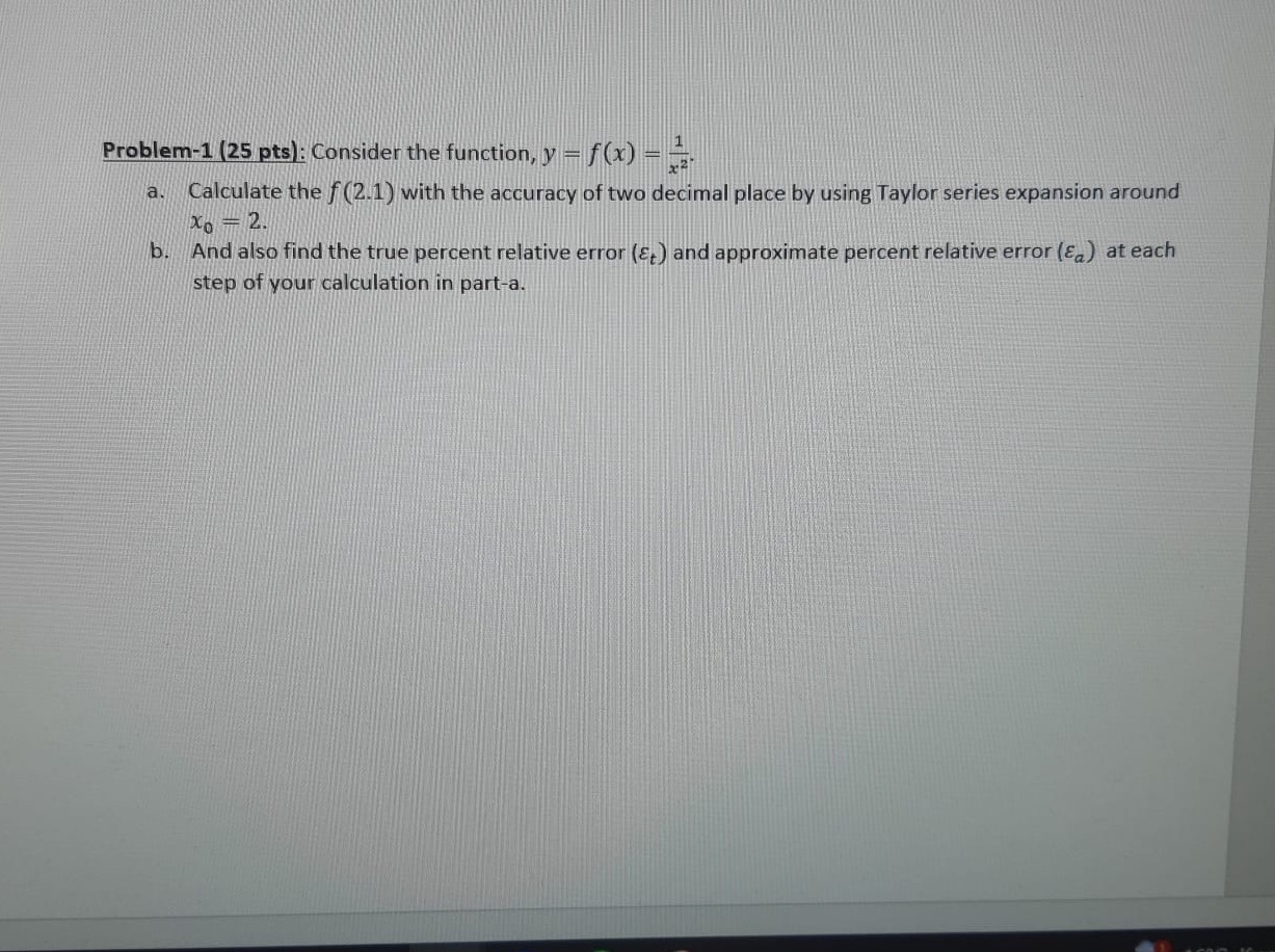 Solved Problem-1 ( 25 pts): Consider the function, | Chegg.com Solved Problem-1 ( 25 pts): Consider the function, | Chegg.com