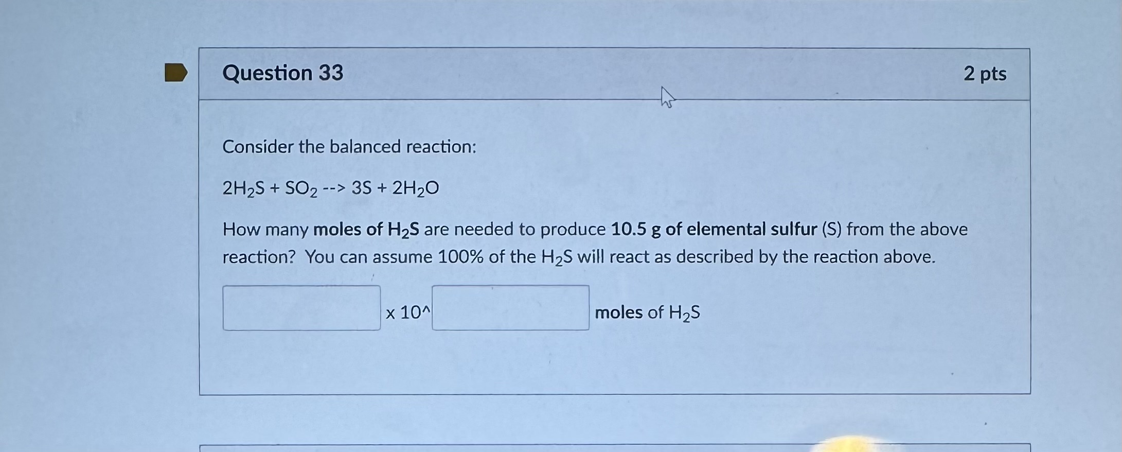 Solved Question 33Consider the balanced | Chegg.com