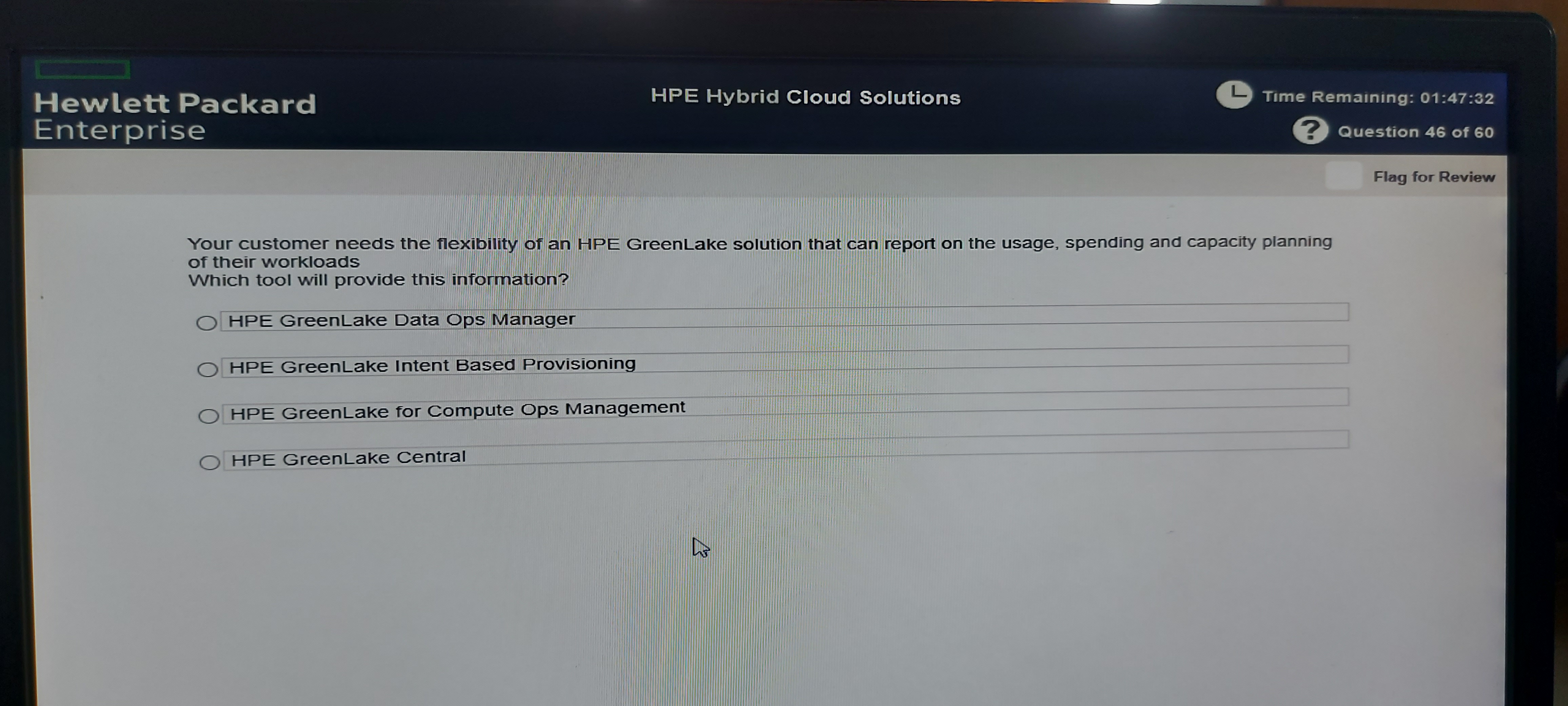 Solved Your customer needs the flexibility of an HPE | Chegg.com