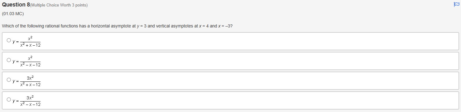 Solved Question 8(Multiple Choice Worth 3 ﻿points) (01.03 | Chegg.com