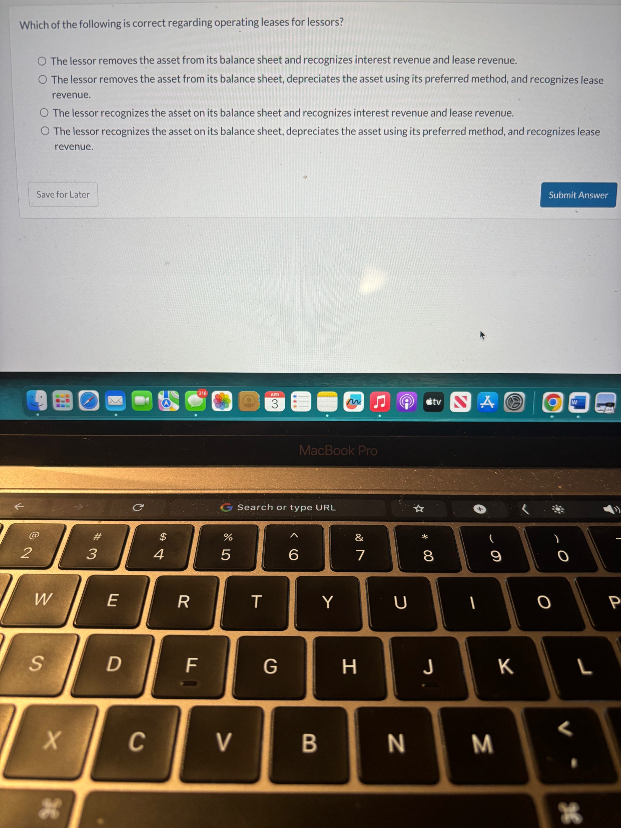 Solved Which of the following is correct regarding operating | Chegg.com