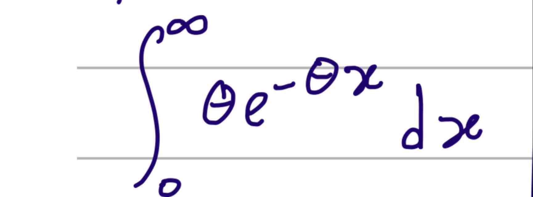 Solved ∫0∞θe-θxdx ﻿find the PDF ,CDF, ﻿MGF, ﻿mean, variance | Chegg.com