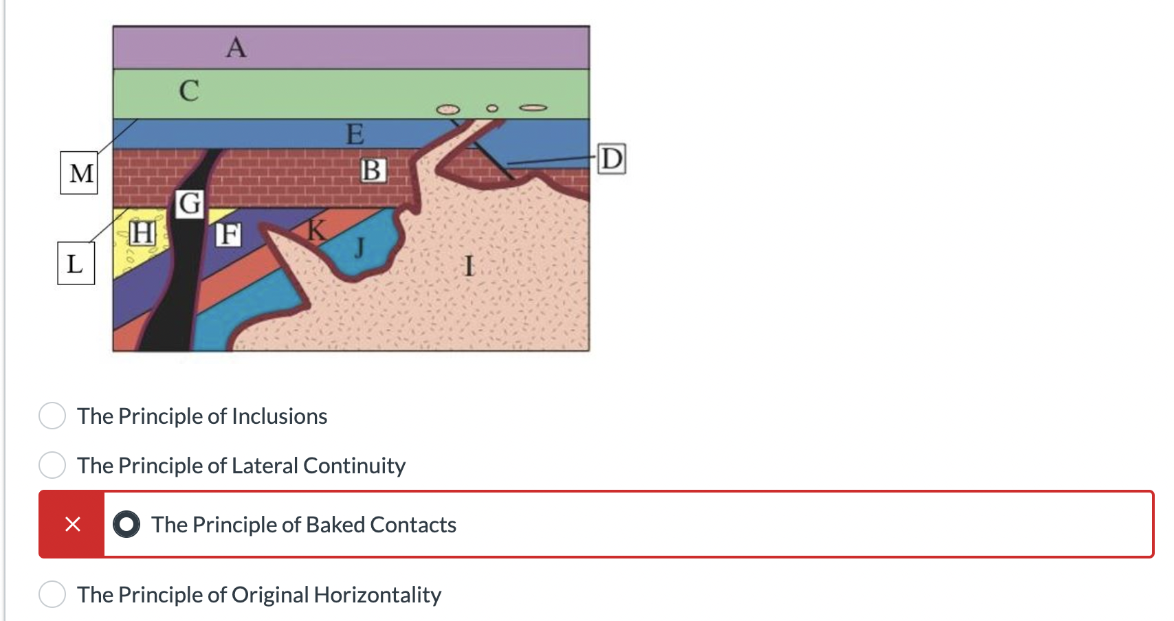 Solved What Principle tells us that I came before C? ﻿The | Chegg.com