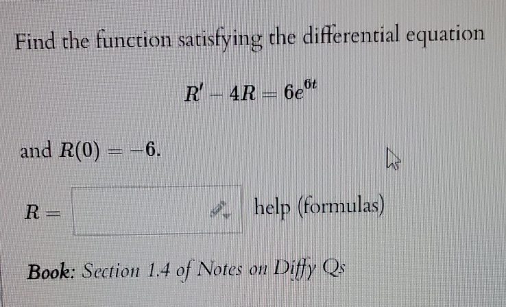 Solved Find the function satisfying the differential | Chegg.com