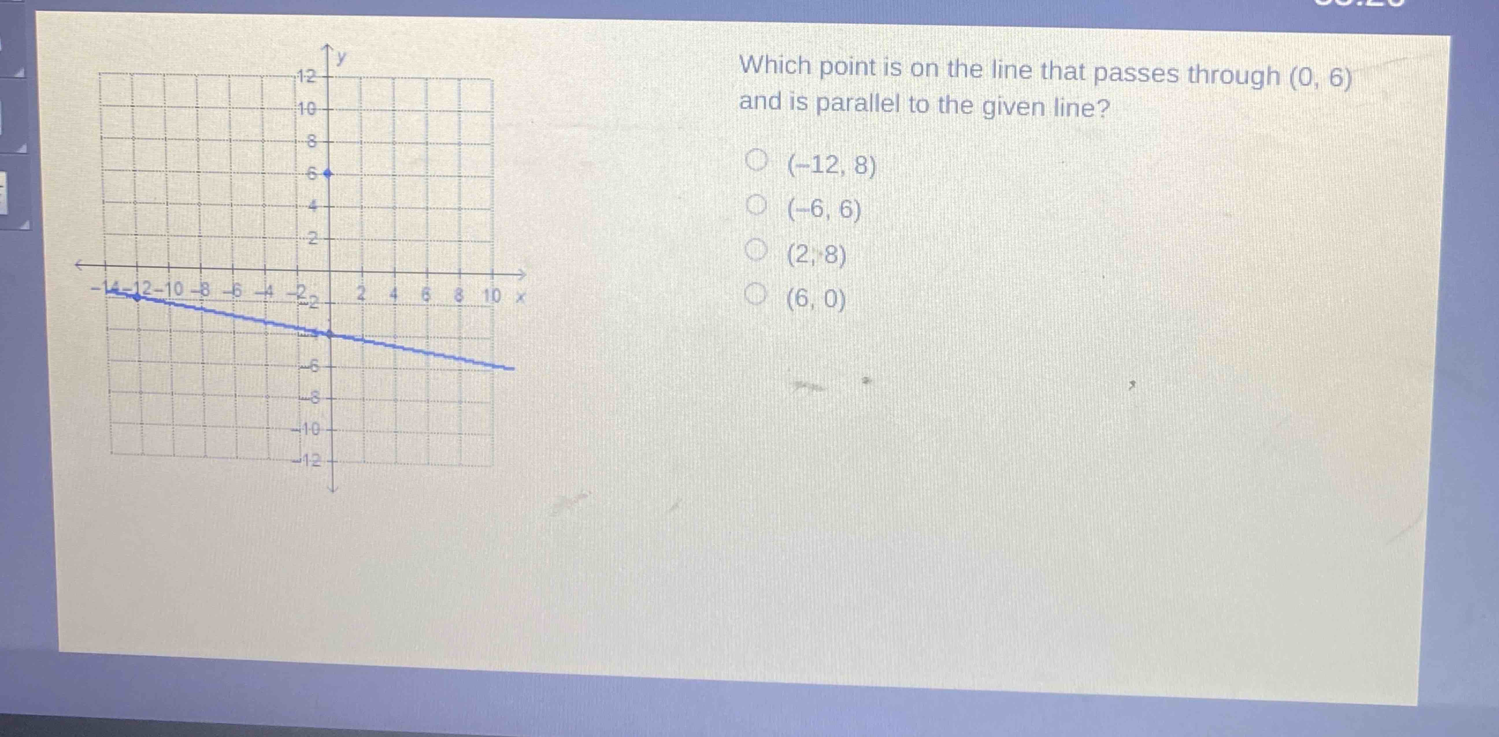 Solved code class="asciimath">Which point is on the line | Chegg.com