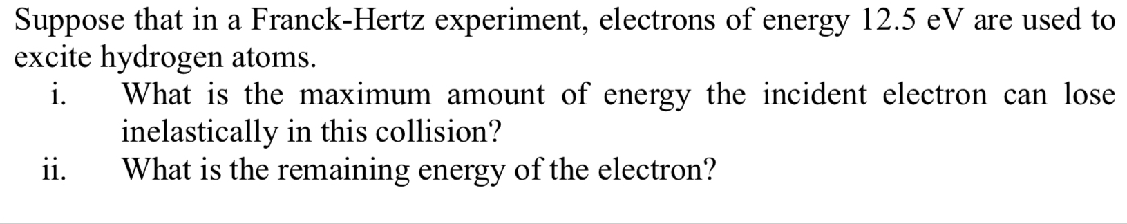 Solved Suppose that in a Franck-Hertz experiment, electrons | Chegg.com