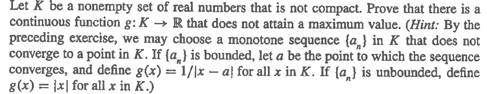 Solved Let K ﻿be a nonempty set of real numbers that is not | Chegg.com