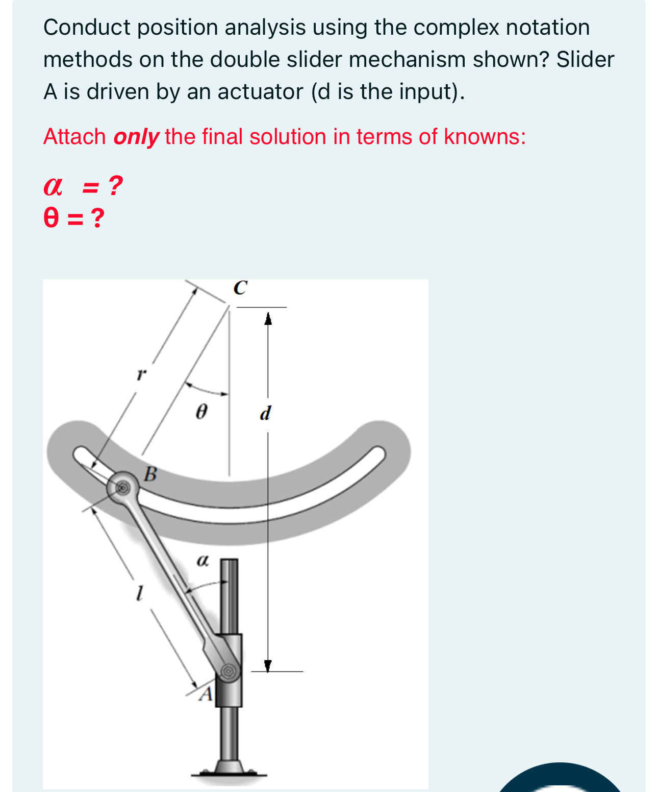 Solved Conduct position analysis using the complex notation | Chegg.com