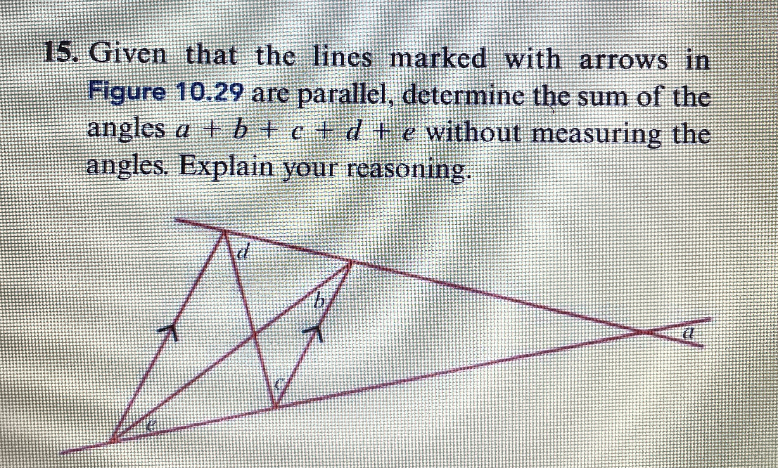 Solved Given that the lines marked with arrows in Figure | Chegg.com