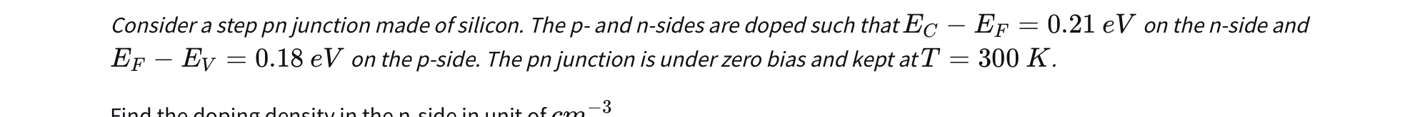 Solved code class="asciimath">Consider a step pn junction | Chegg.com