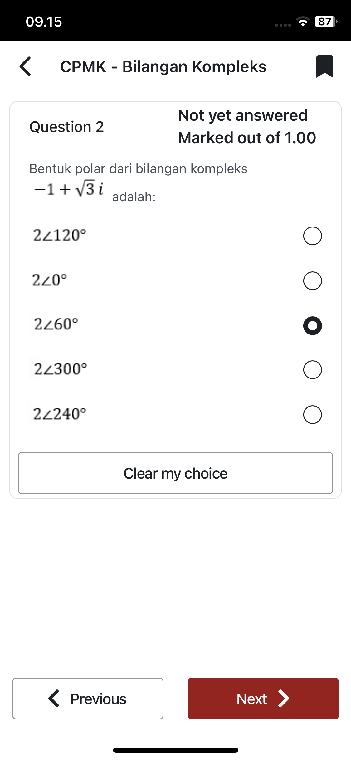 Solved code class="asciimath">Question 2 ﻿Not yet answered | Chegg.com