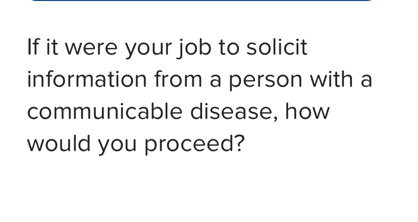 Solved If it were your job to solicit information from a | Chegg.com