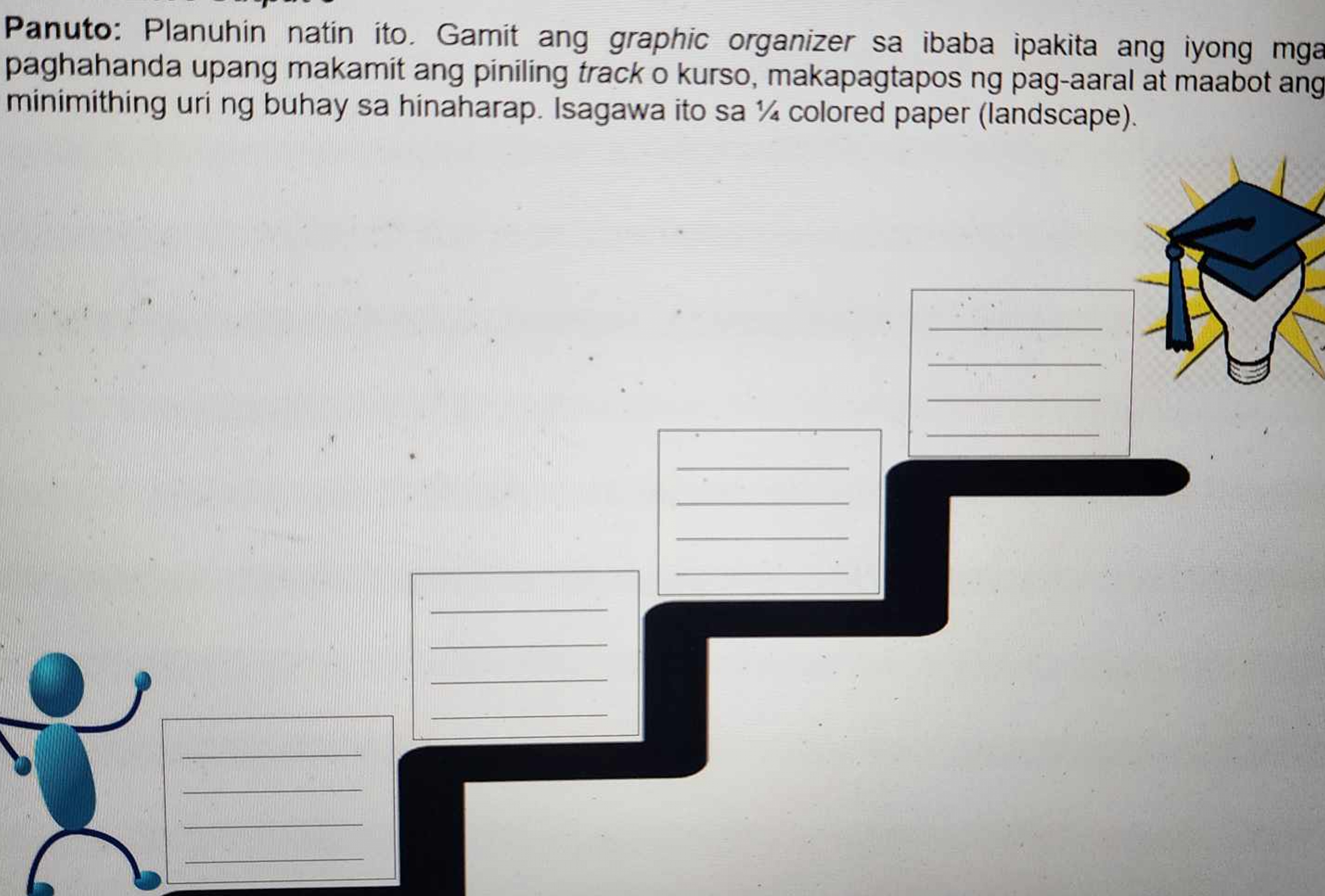 Solved Panuto: Planuhin natin ito. Gamit ang graphic | Chegg.com Solved Panuto: Planuhin natin ito. Gamit ang graphic | Chegg.com