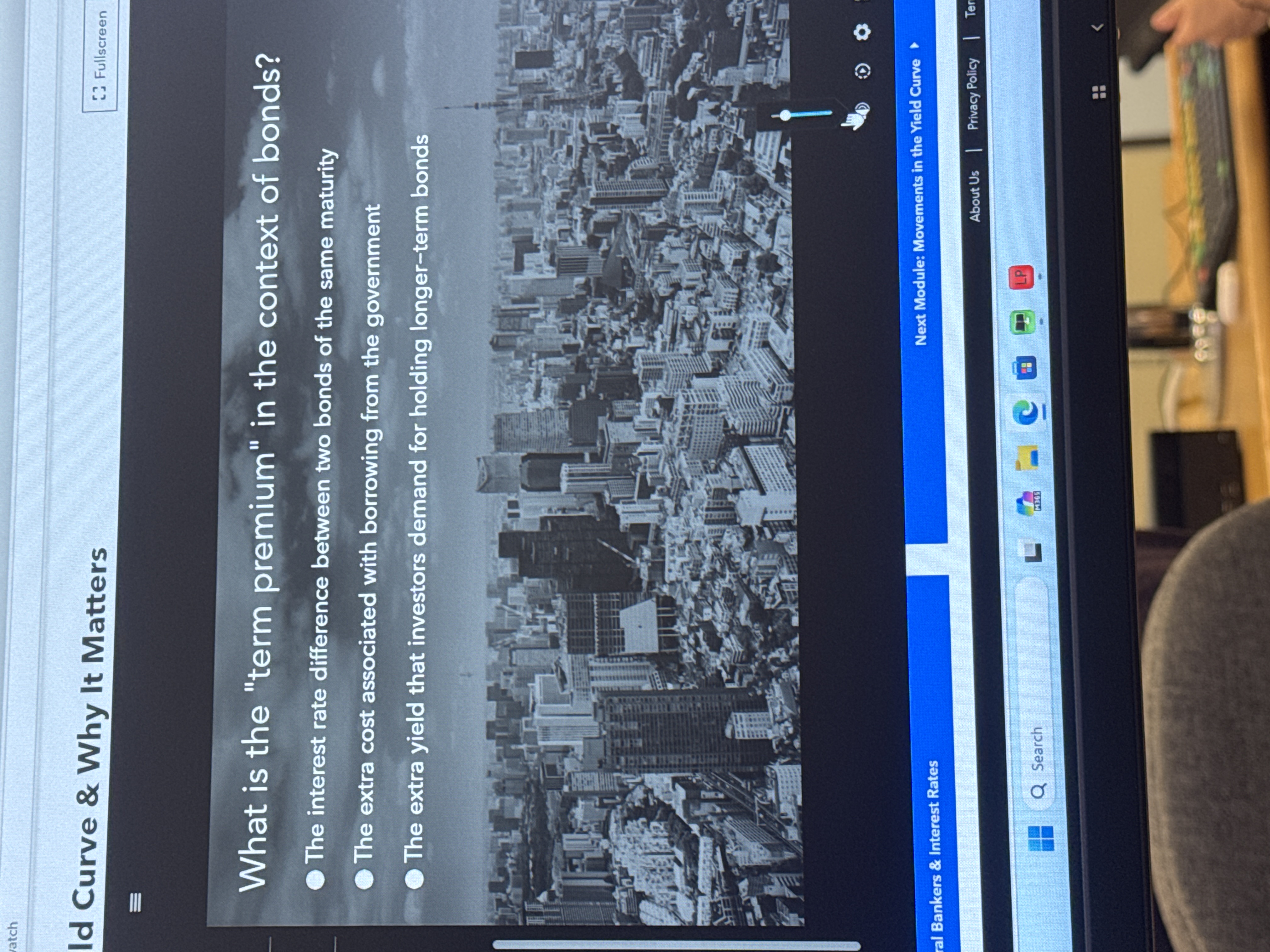 Solved Id Curve \& Why It Matters What is the "term premium" | Chegg.com