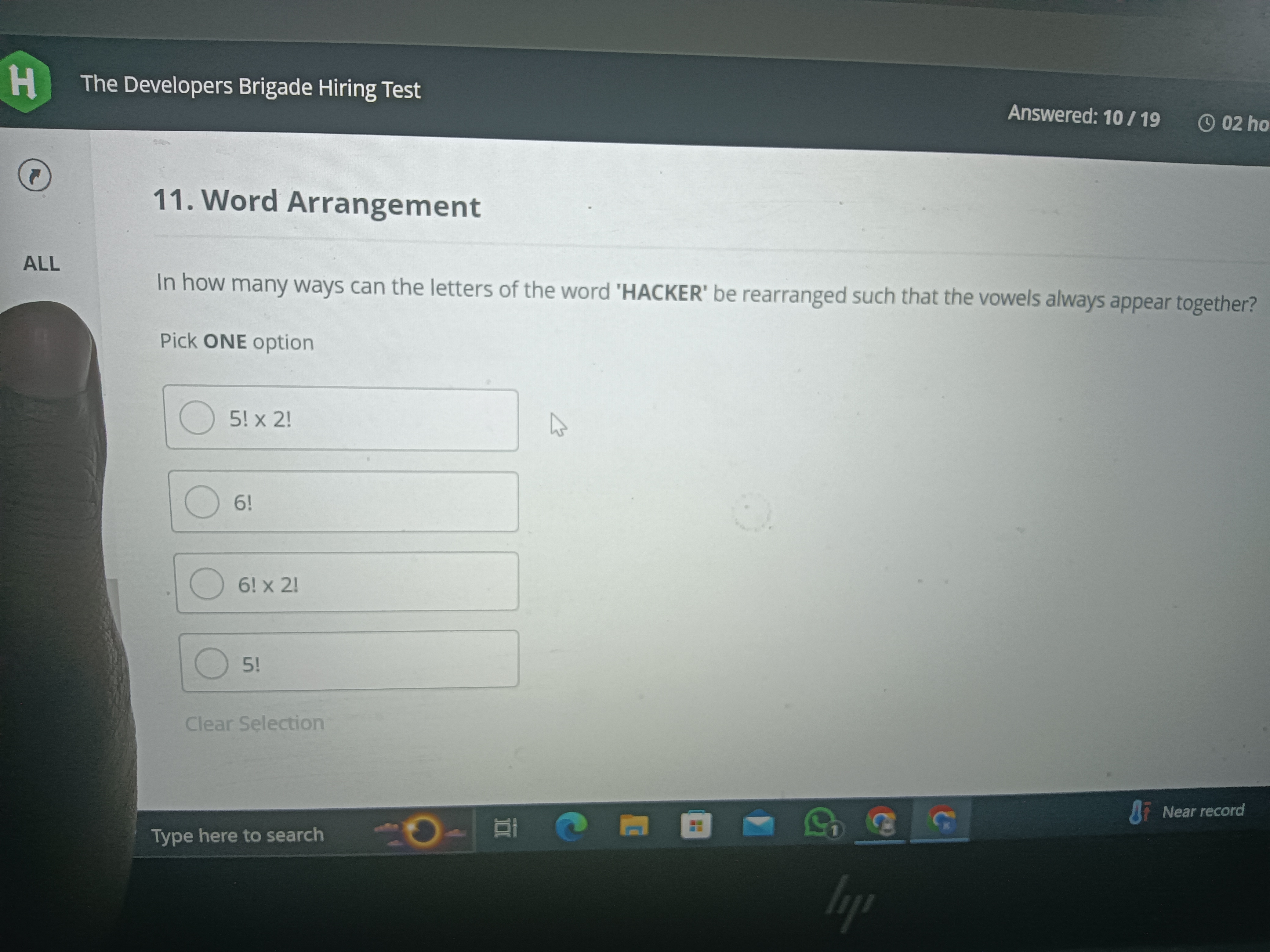 Solved Word Arrangement In how many ways can the letters of | Chegg.com