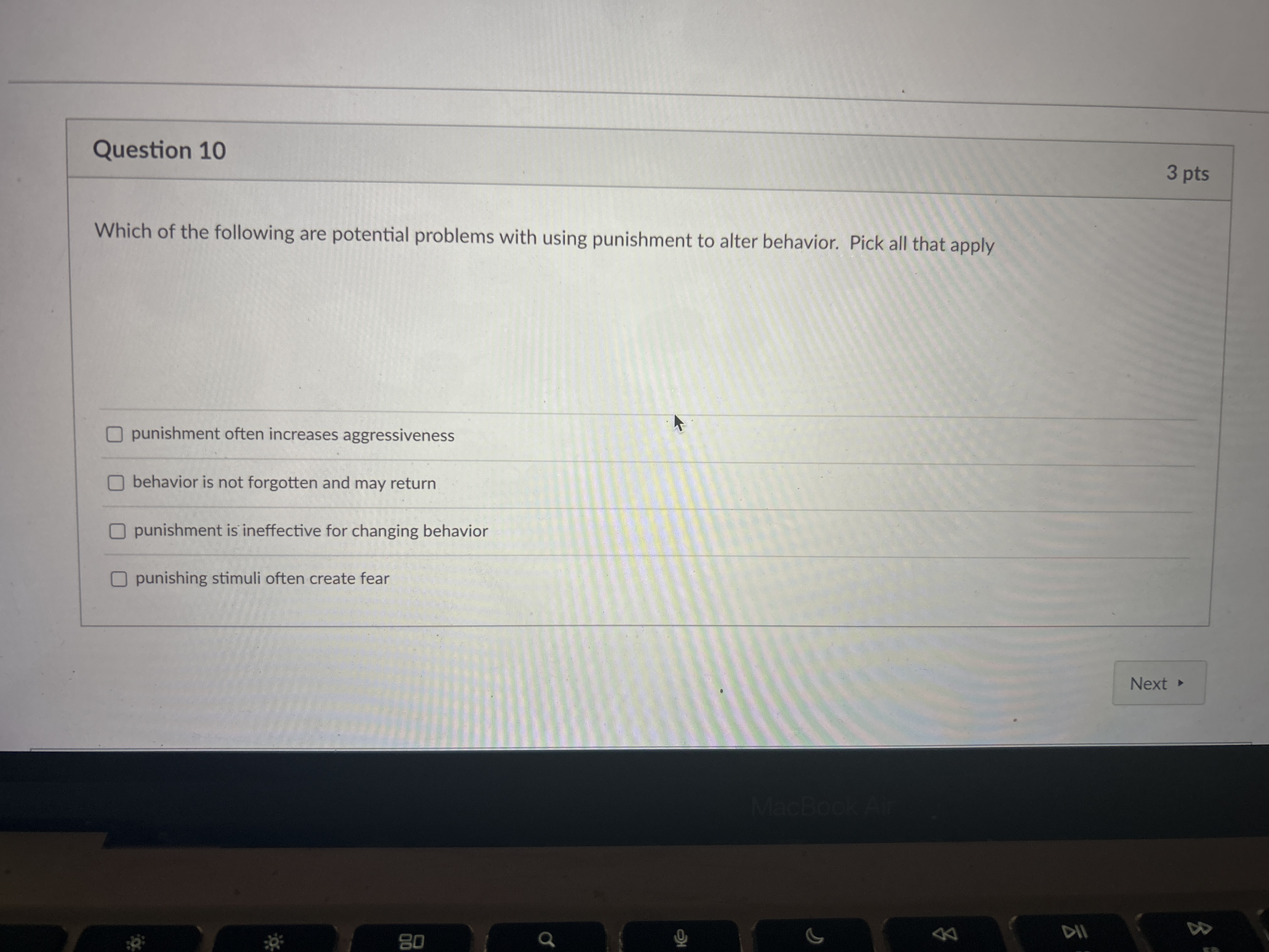 Solved Question 10 ﻿Which of the following are potential | Chegg.com