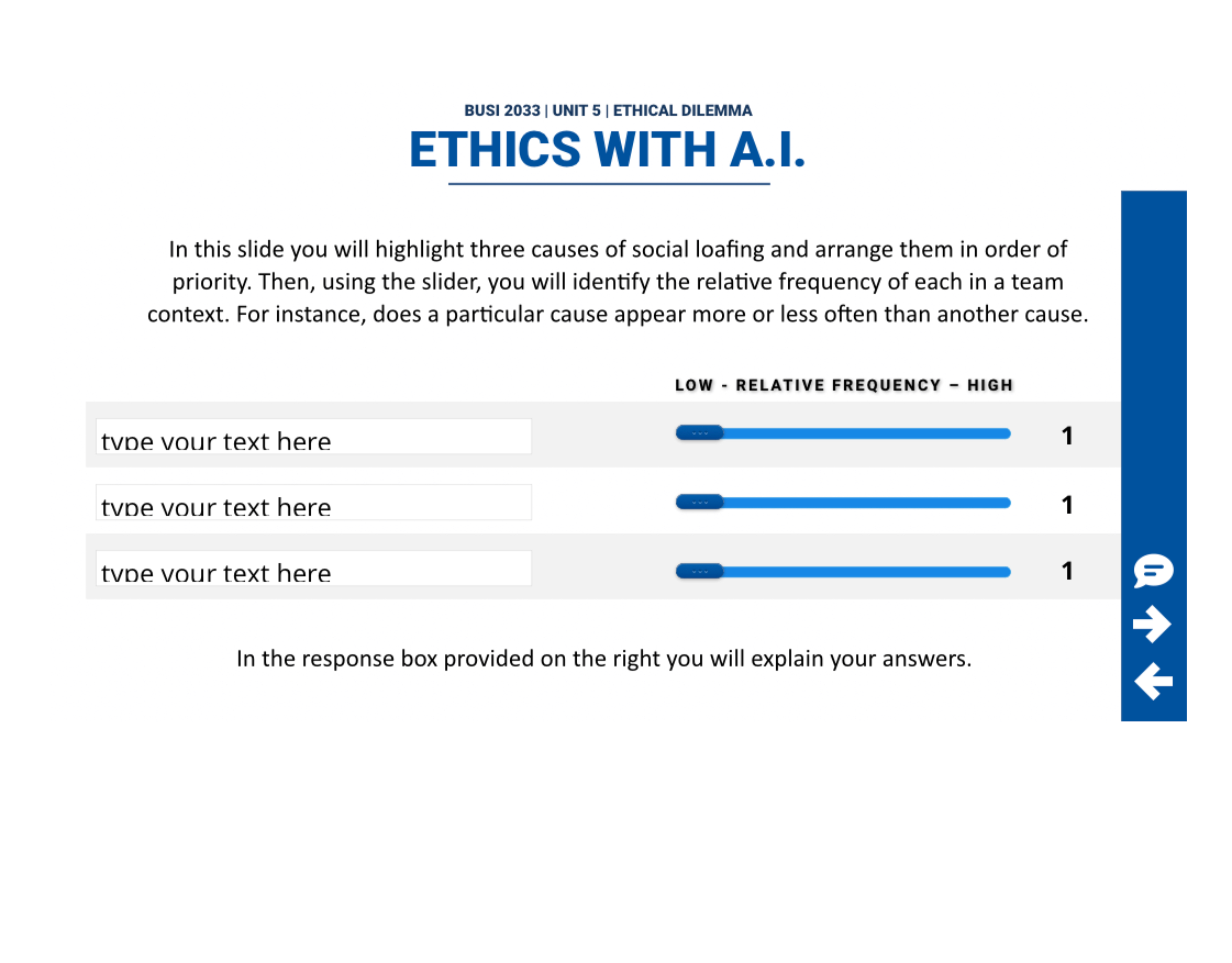 Solved ETHICS WITH A.I. In this slide you will highlight | Chegg.com