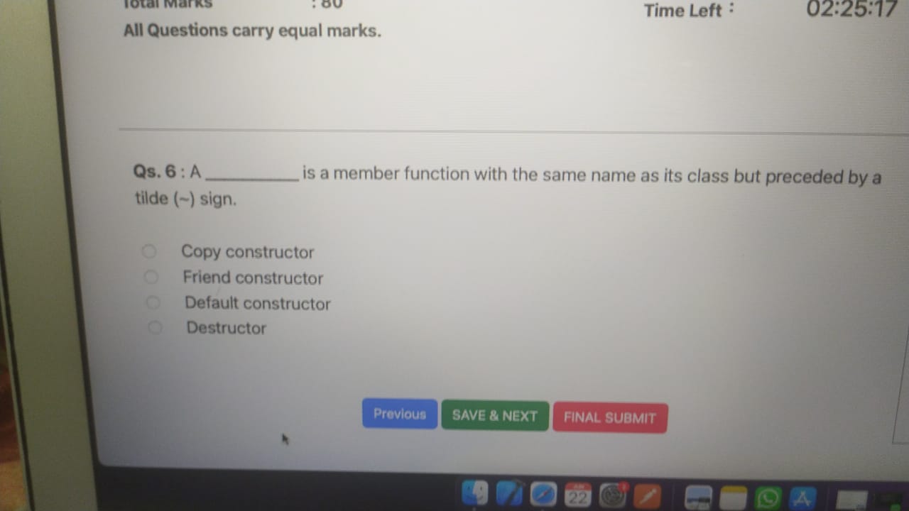 Solved All Questions carry equal marks. Qs. 6: A is a member | Chegg.com