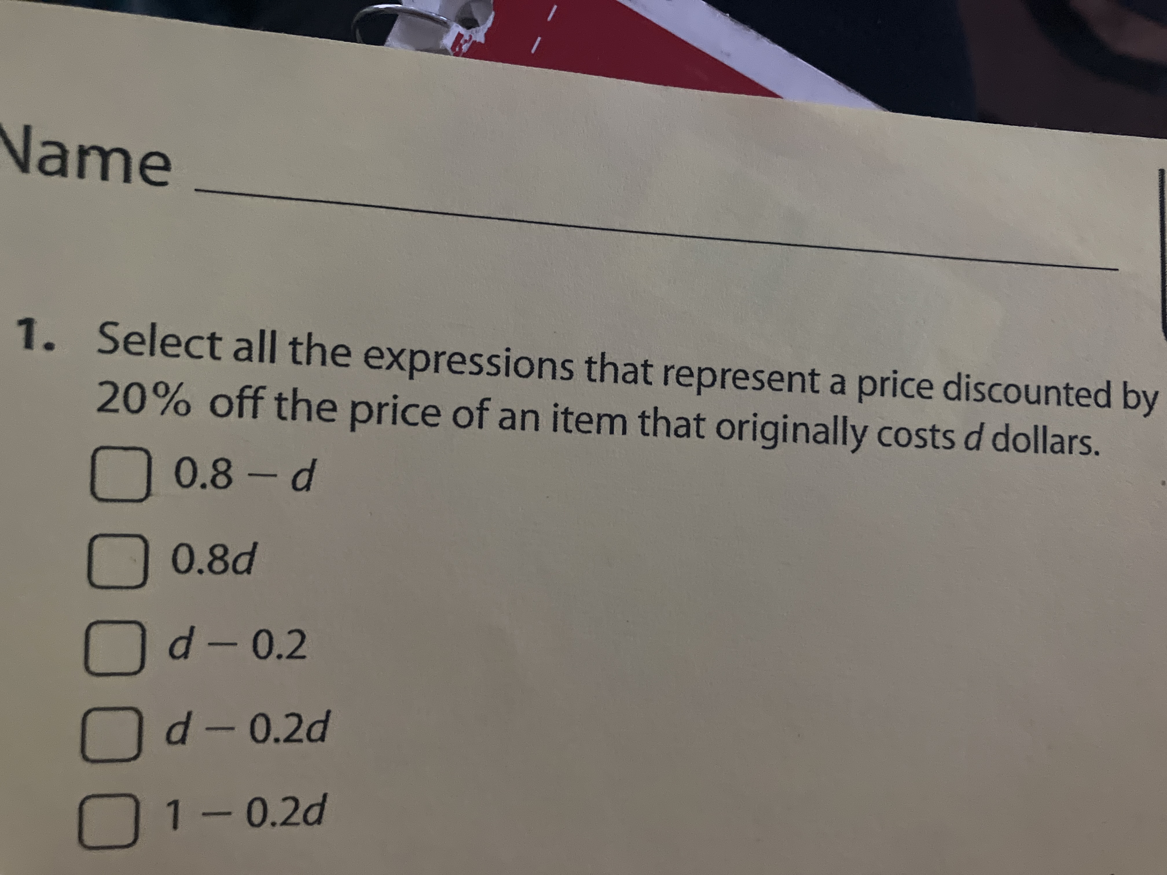 Solved code class="asciimath">Select all the expressions | Chegg.com