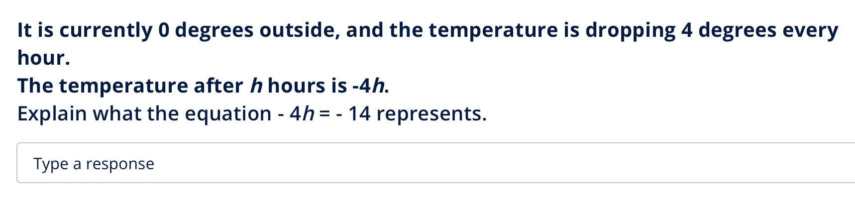 Solved It is currently 0 ﻿degrees outside, and the | Chegg.com