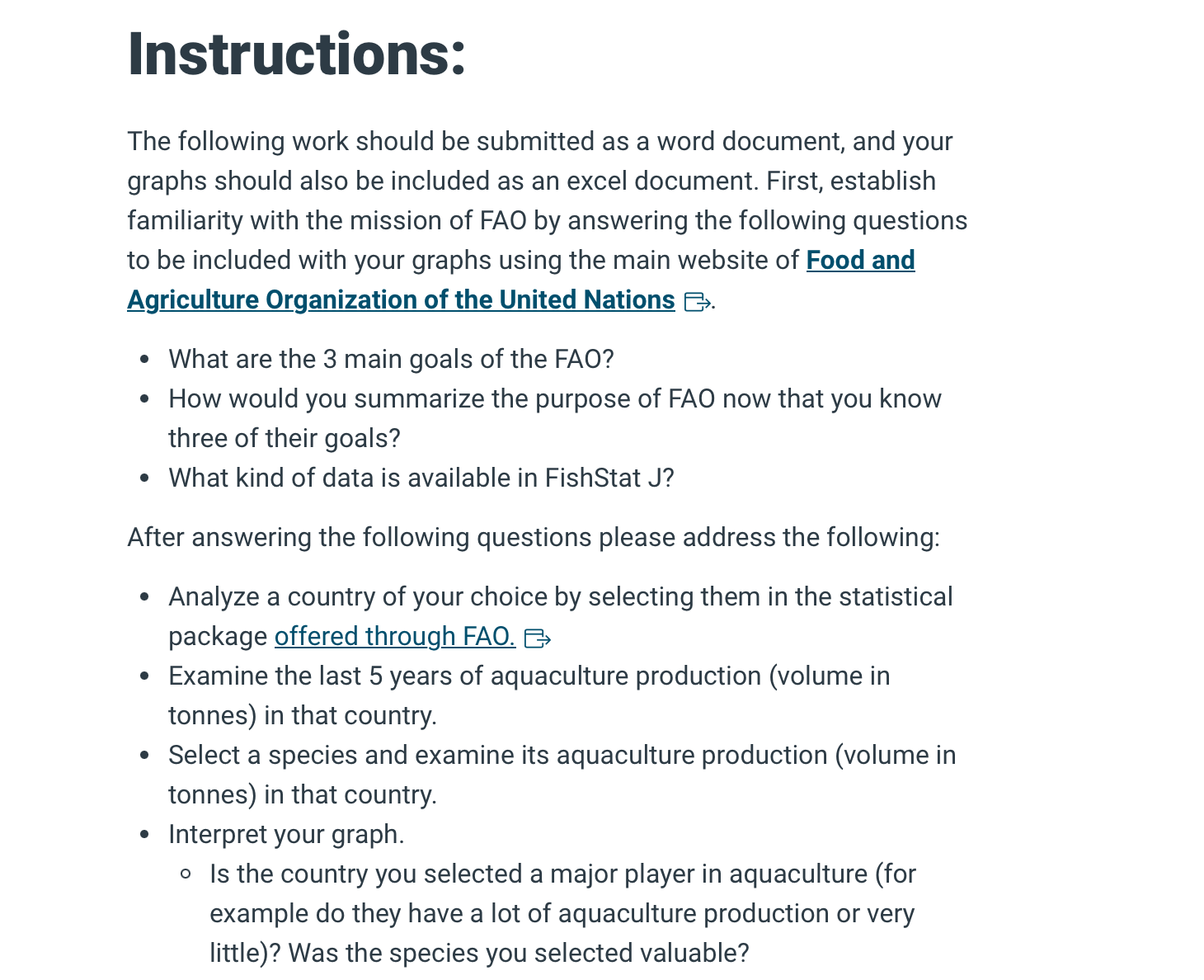 Solved Instructions:The following work should be submitted | Chegg.com