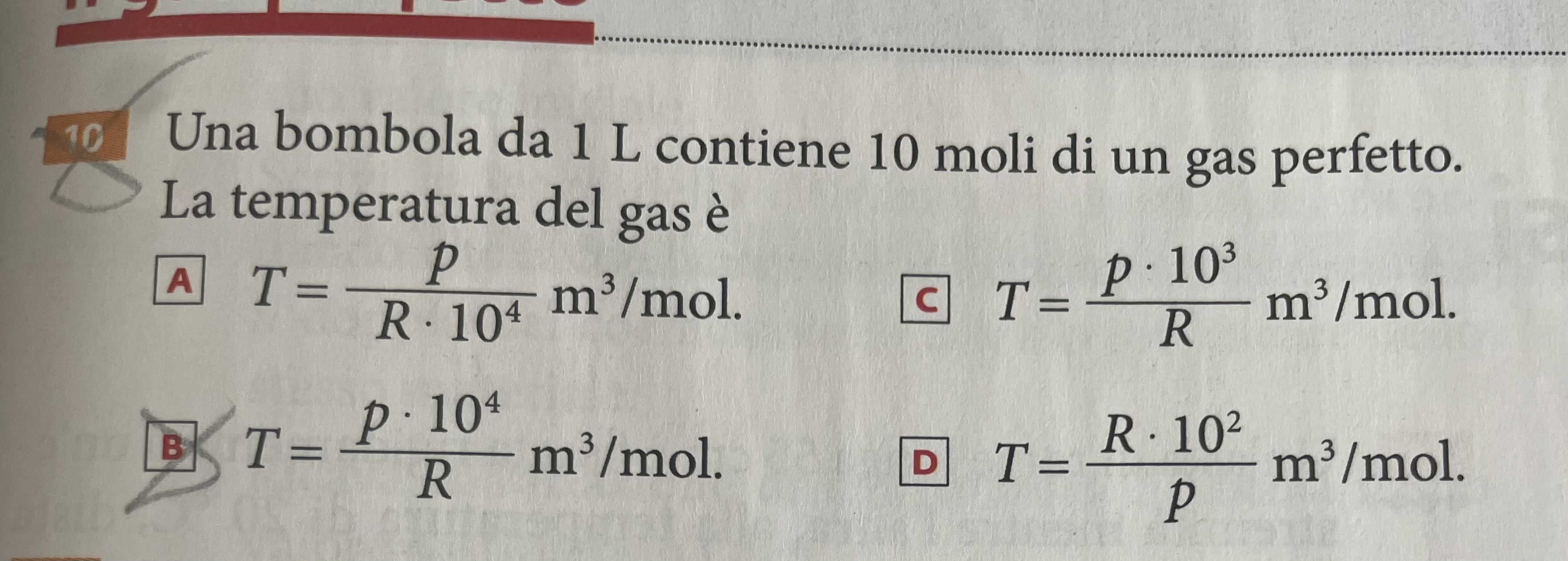 Solved code class="asciimath">Una bombola da 1 ﻿L contiene | Chegg.com