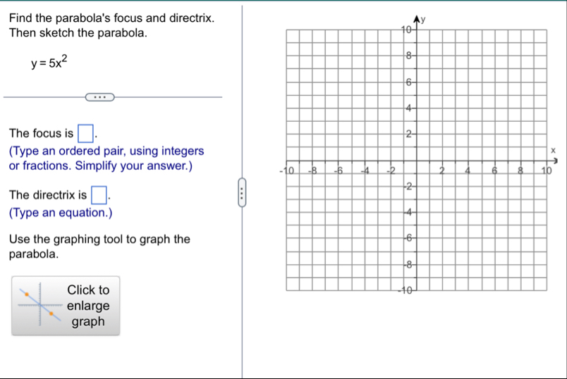 Solved UFind the parabola's focus and directrix. Then sketch | Chegg.com