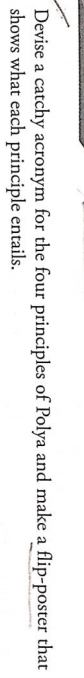 Solved Devise a catchy acronym for the four principles of | Chegg.com