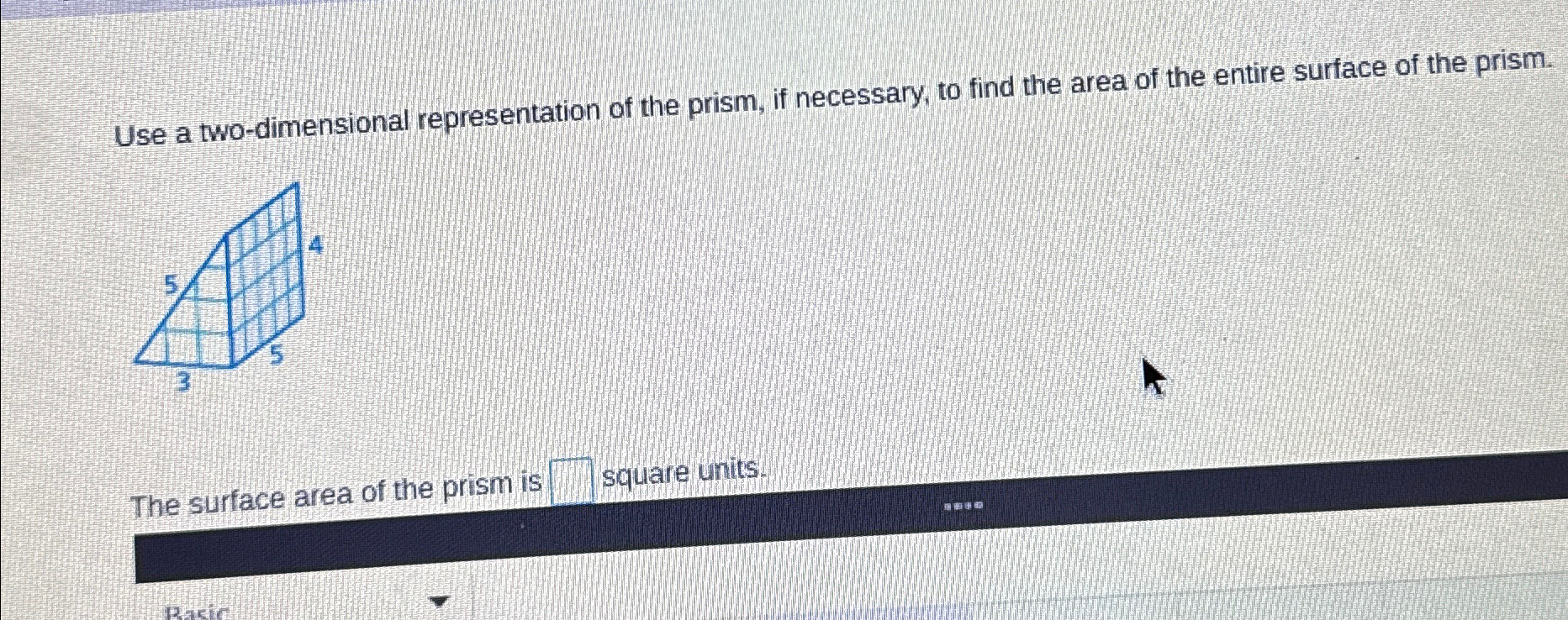 Solved Use a two-dimensional representation of the prism, if | Chegg.com