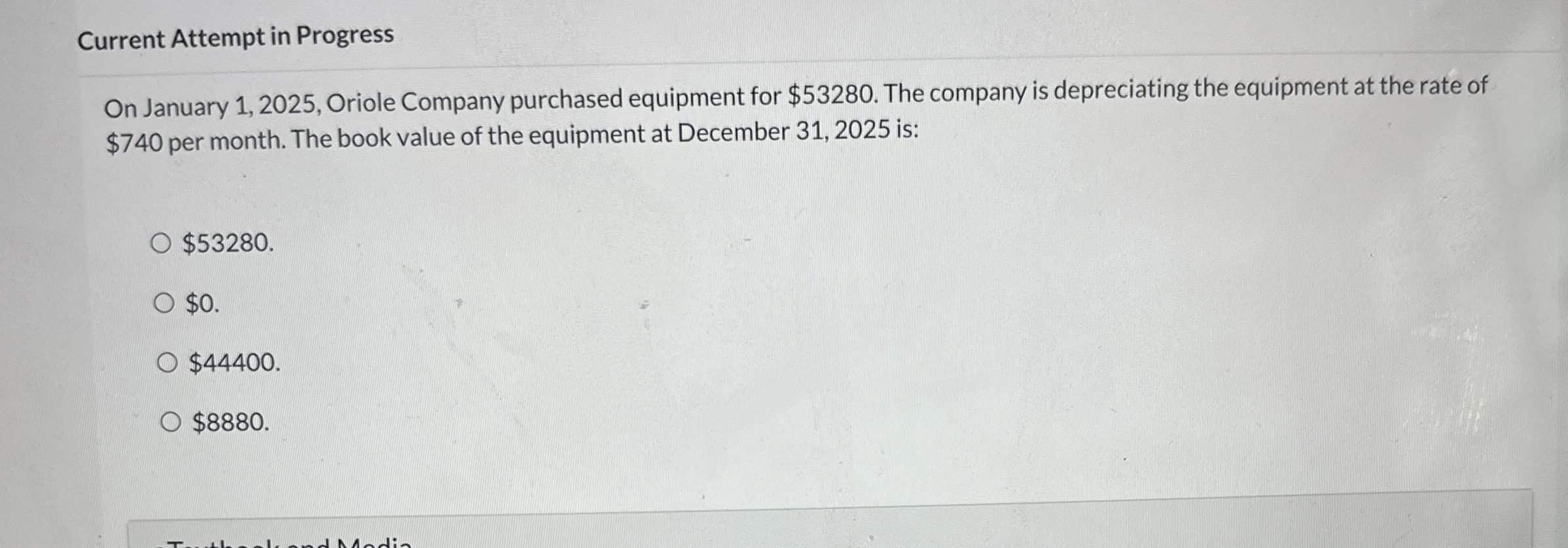 Solved Current Attempt in ProgressOn January 1, 2025, | Chegg.com