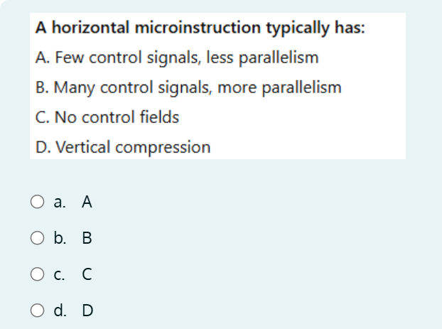Solved code class="asciimath">A horizontal microinstruction | Chegg.com