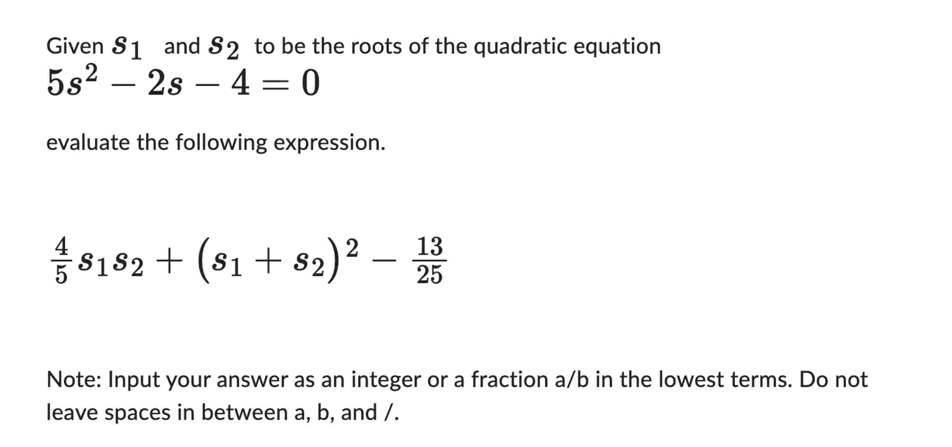 Solved code class="asciimath">Given S_(1) ﻿and S_(2) ﻿to be | Chegg.com