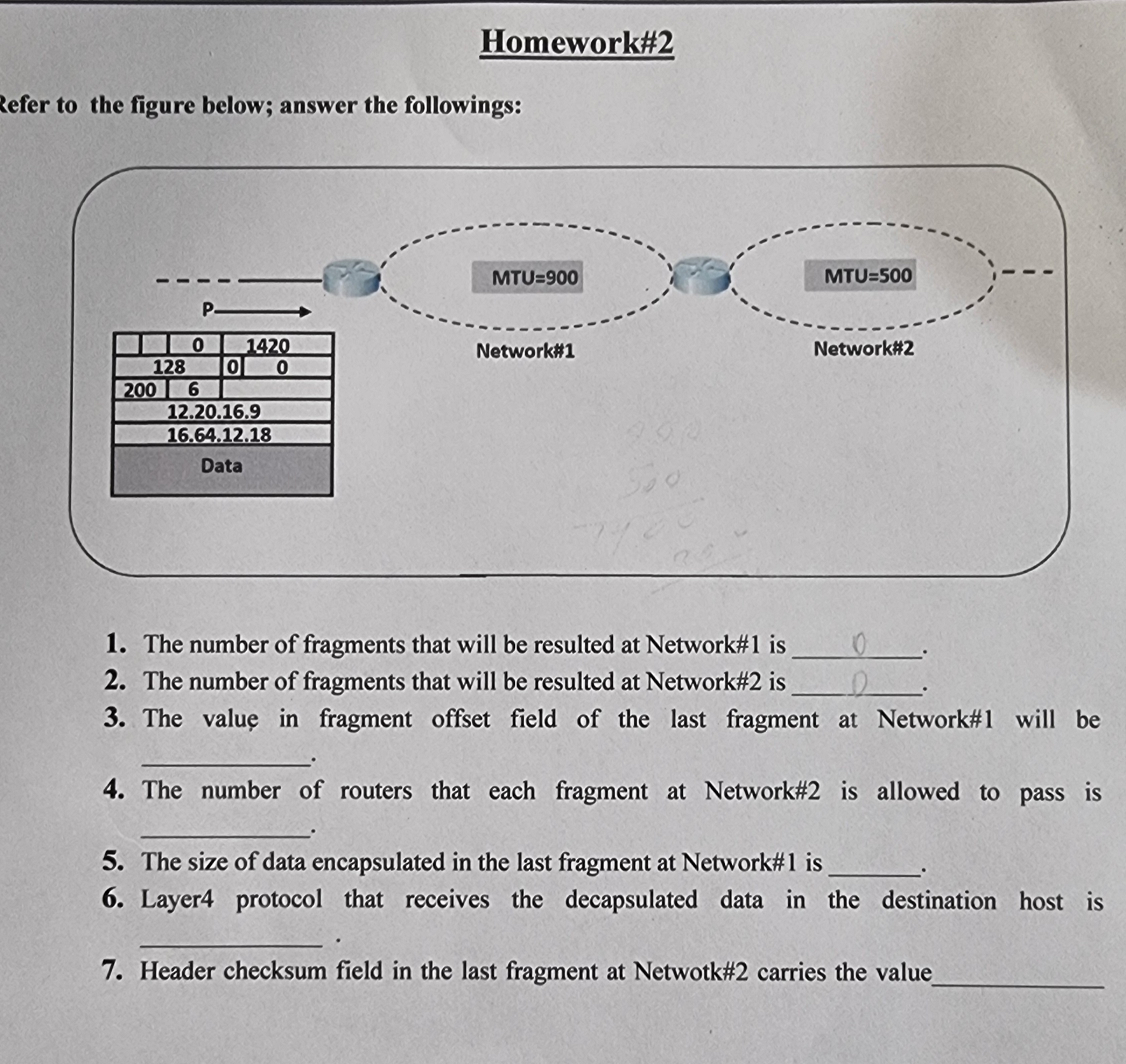 Solved Homework#2Refer to the figure below; answer the | Chegg.com
