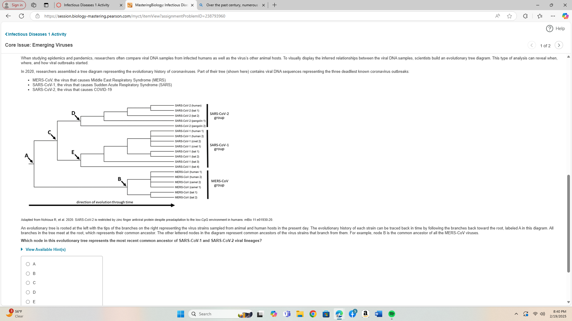 Solved where, and how viral outbreaks started. - ﻿MERS-CoV, | Chegg.com