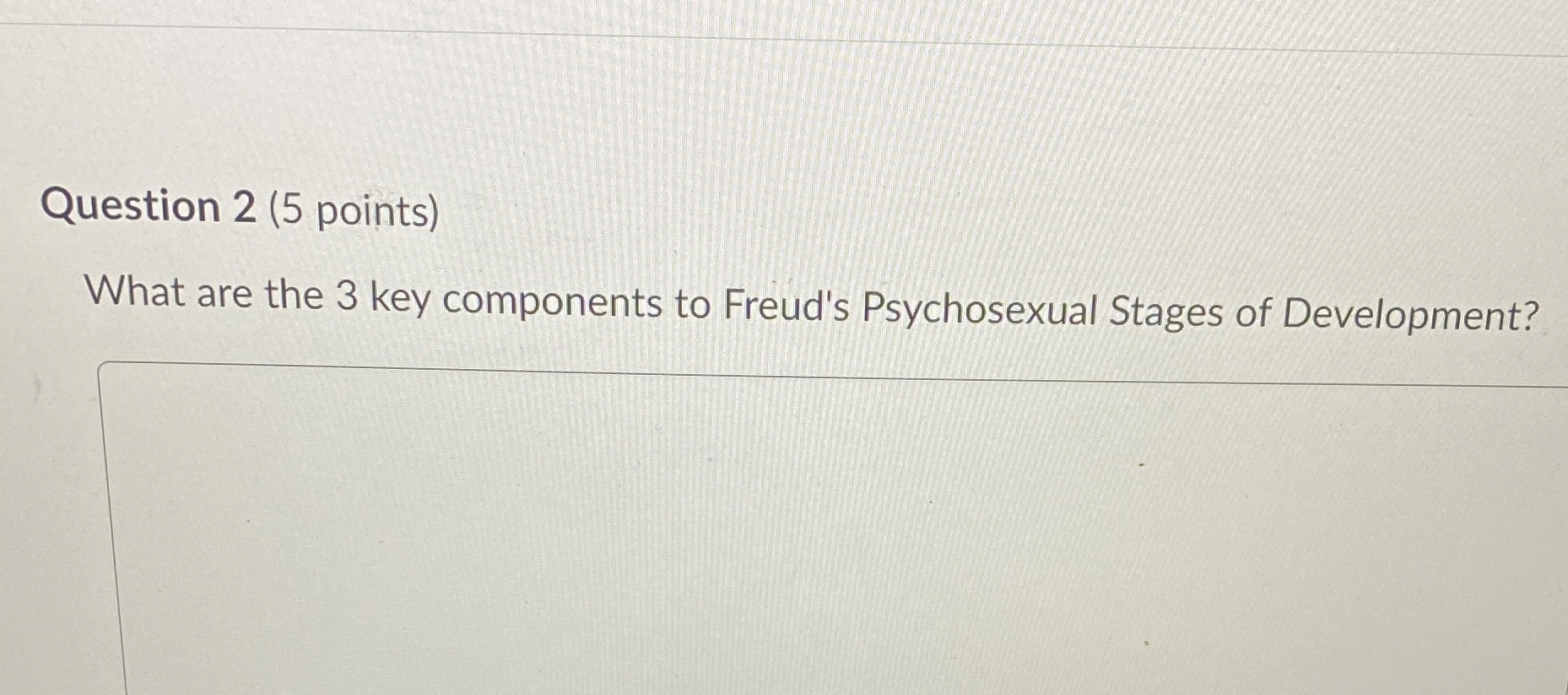 Question 2 (5 ﻿points)What are the 3 ﻿key components | Chegg.com