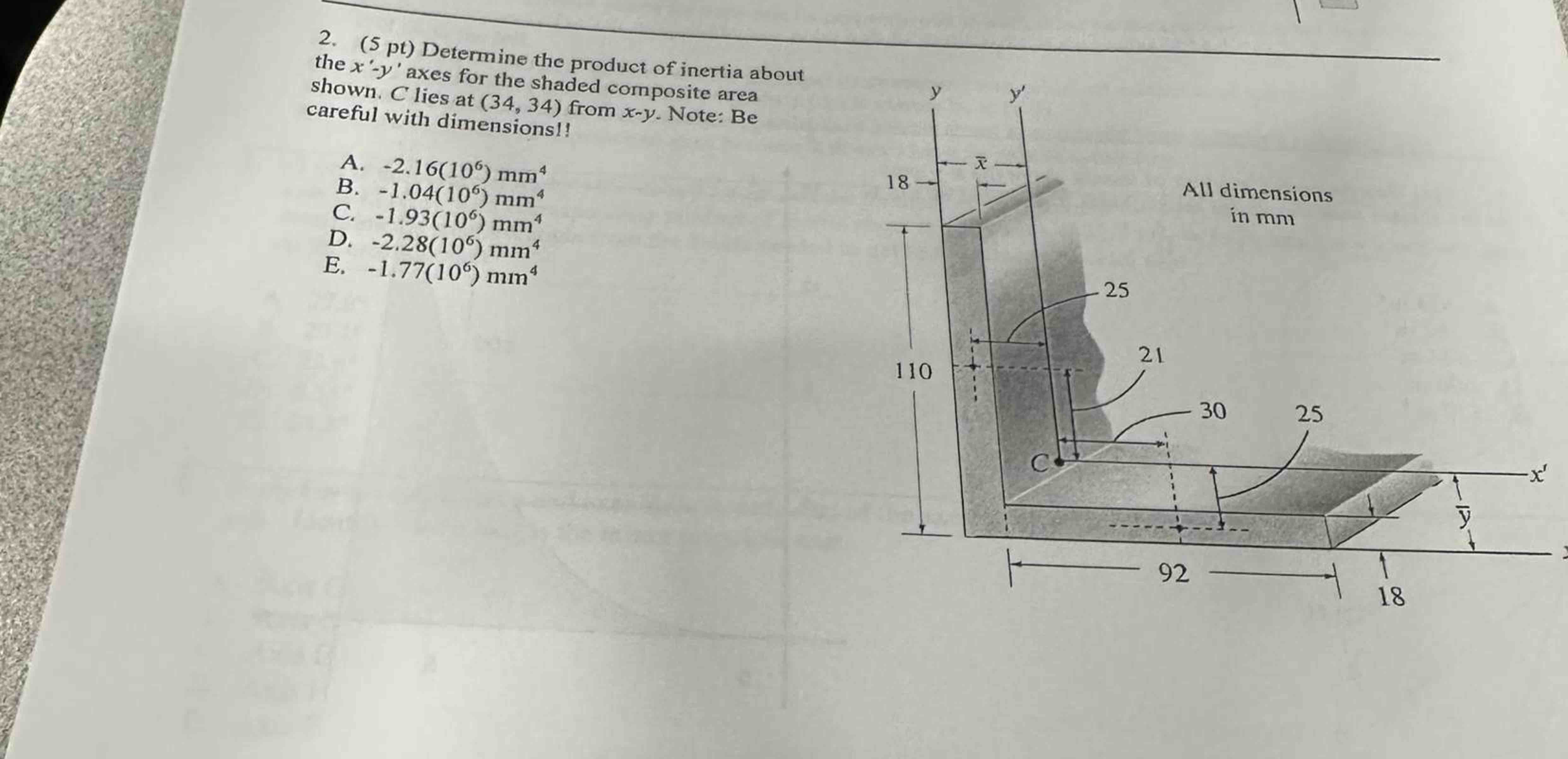 code class="asciimath">(5pt) ﻿Determine the product | Chegg.com