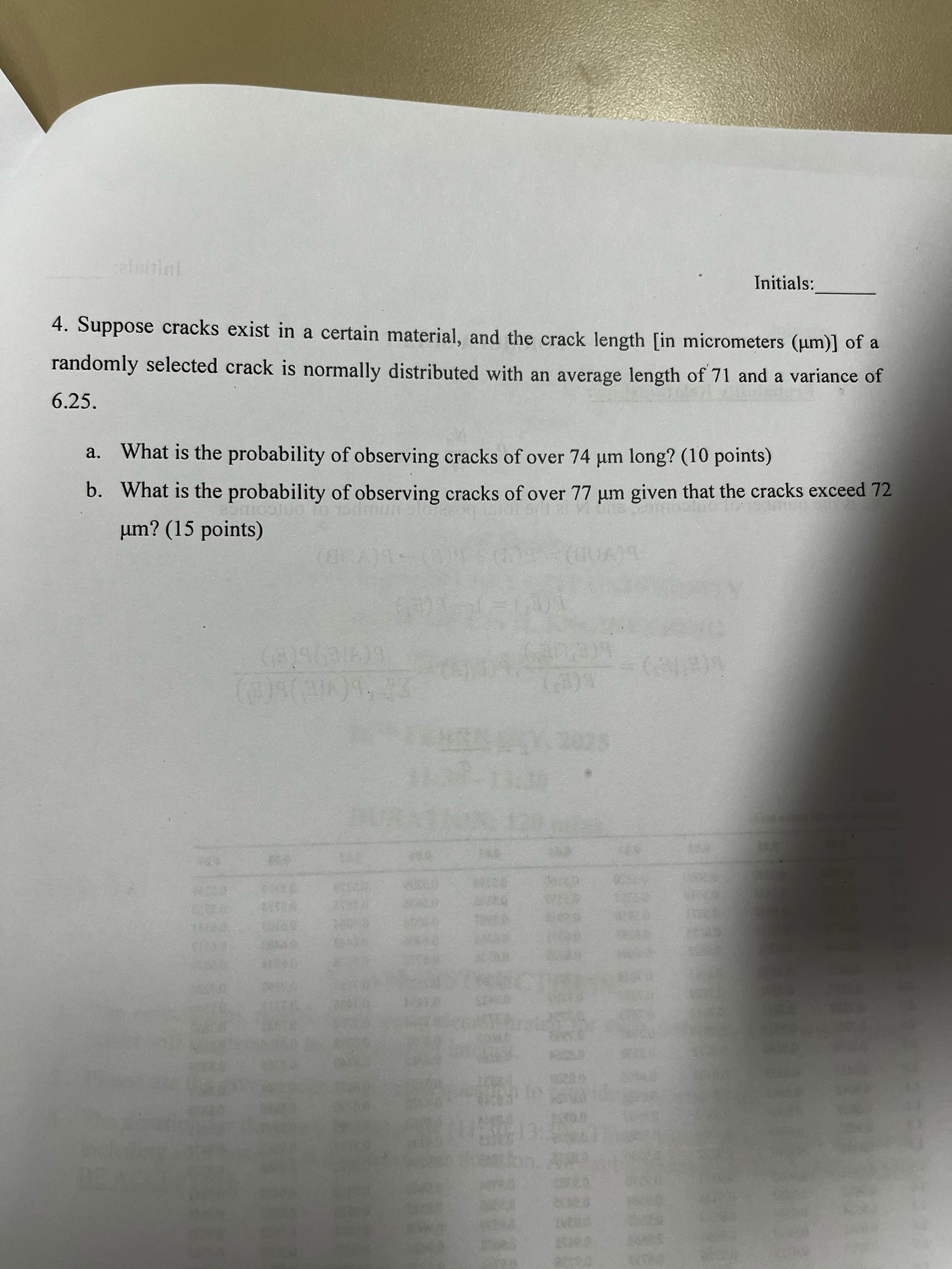 Solved Initials:4. ﻿Suppose cracks exist in a certain | Chegg.com