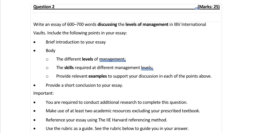 Solved Question 2(Marks: 25)Write an essay of 600-700 ﻿words | Chegg.com
